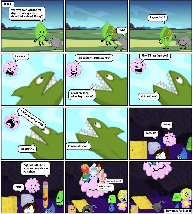 Battle for Dream Island: The Movie “Journey to Dream Island” Page 14 ...