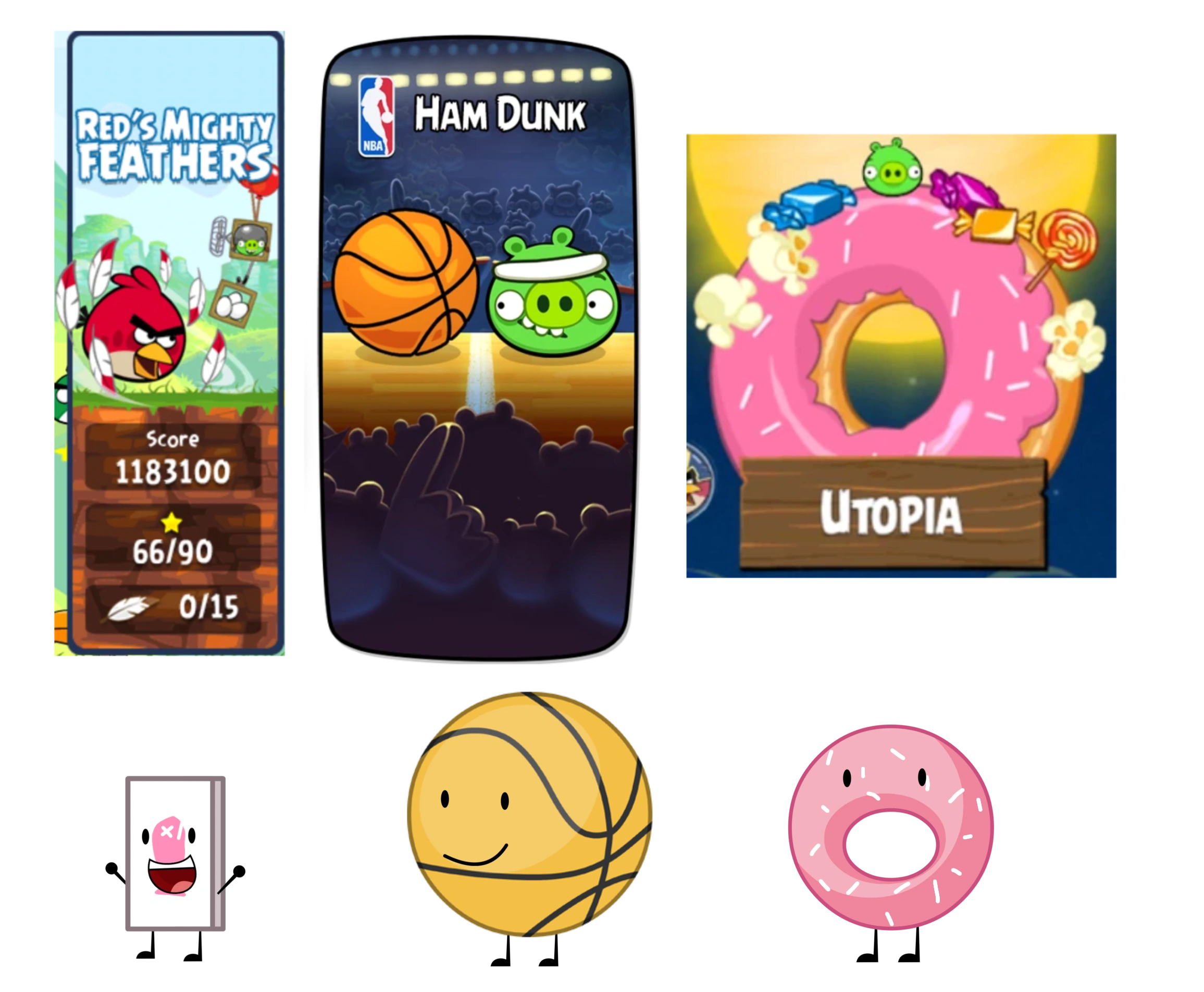 my top 3 angry birds episodes as BFDI characters | Fandom