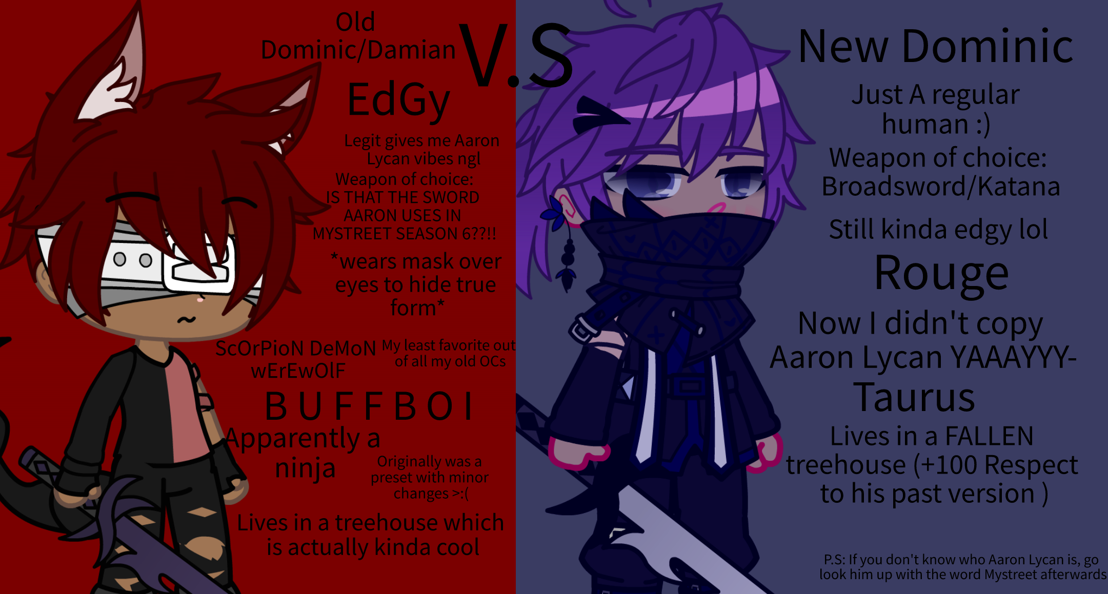 I DIDN'T FORGET ABOUT THIS OLD OC VS NEW OC SERIES!!! | Fandom