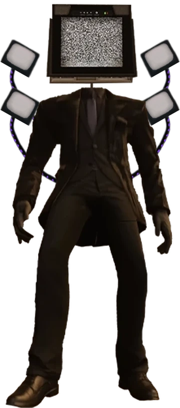 Front View of Large Tv Man | Fandom