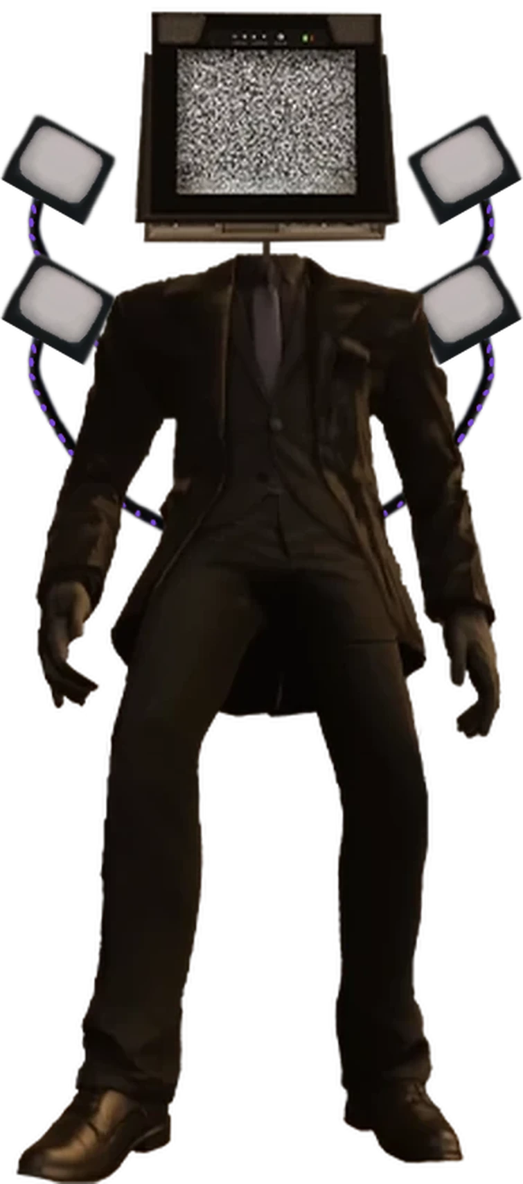 Front View of Large Tv Man | Fandom