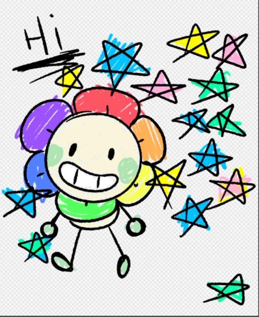 Qwel is redrawing stuff (Kids drawings of mains + astro card) all ...