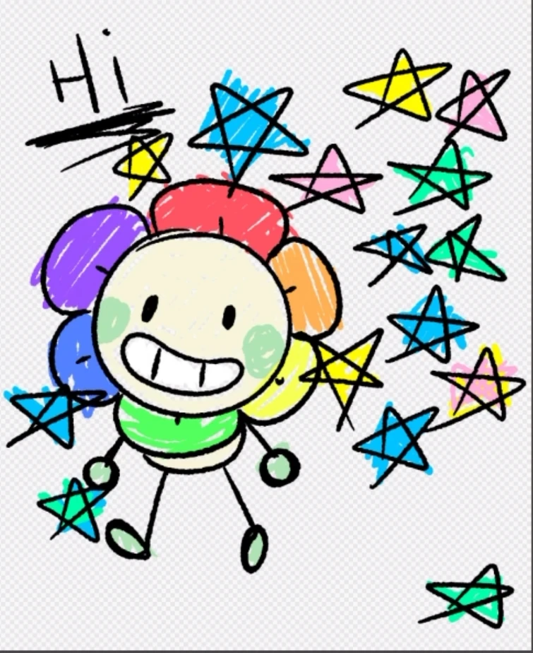 Qwel is redrawing stuff (Kids drawings of mains + astro card) all ...