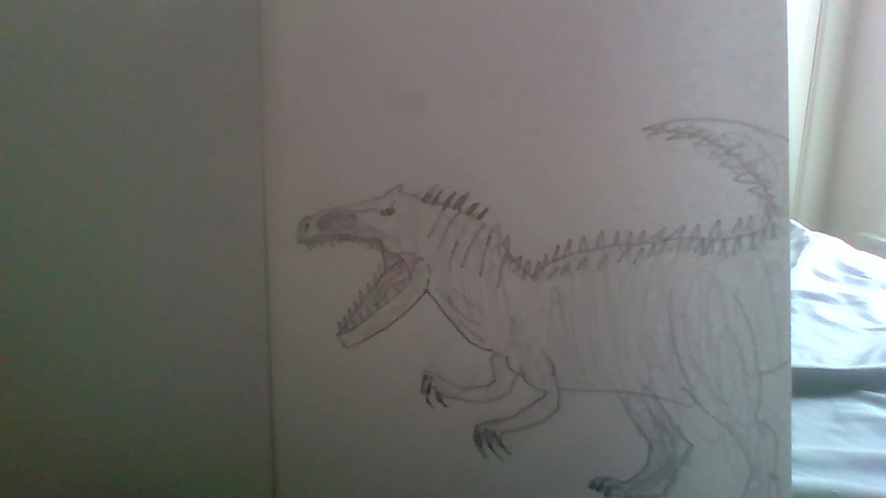 Drawing of Indominus Rex | Fandom
