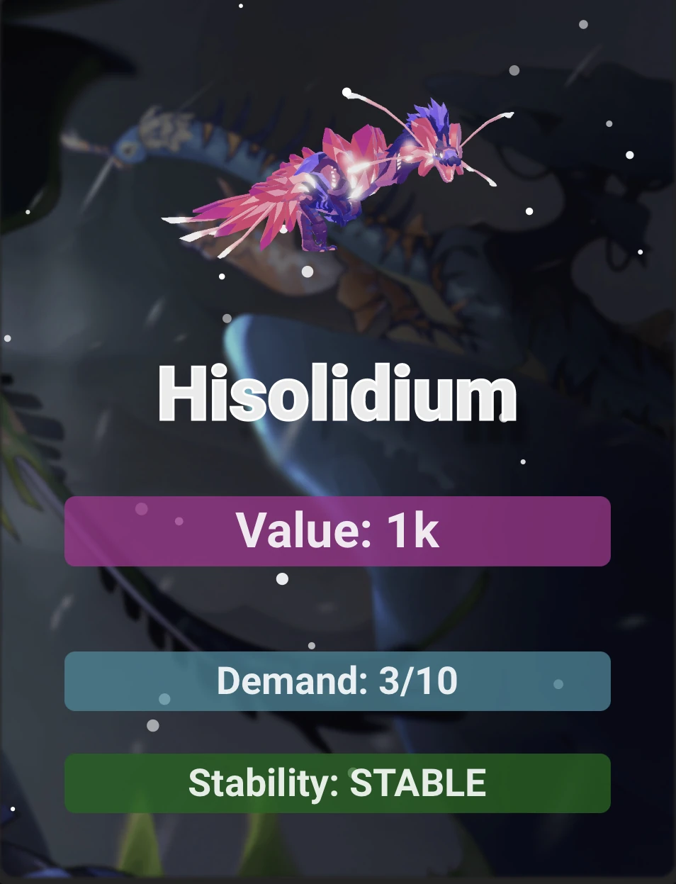 Anyone got a Hisolidium? | Fandom
