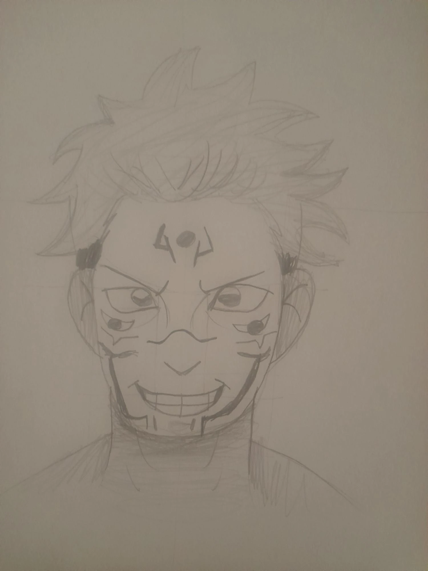 My sketch of Sukuna | Fandom