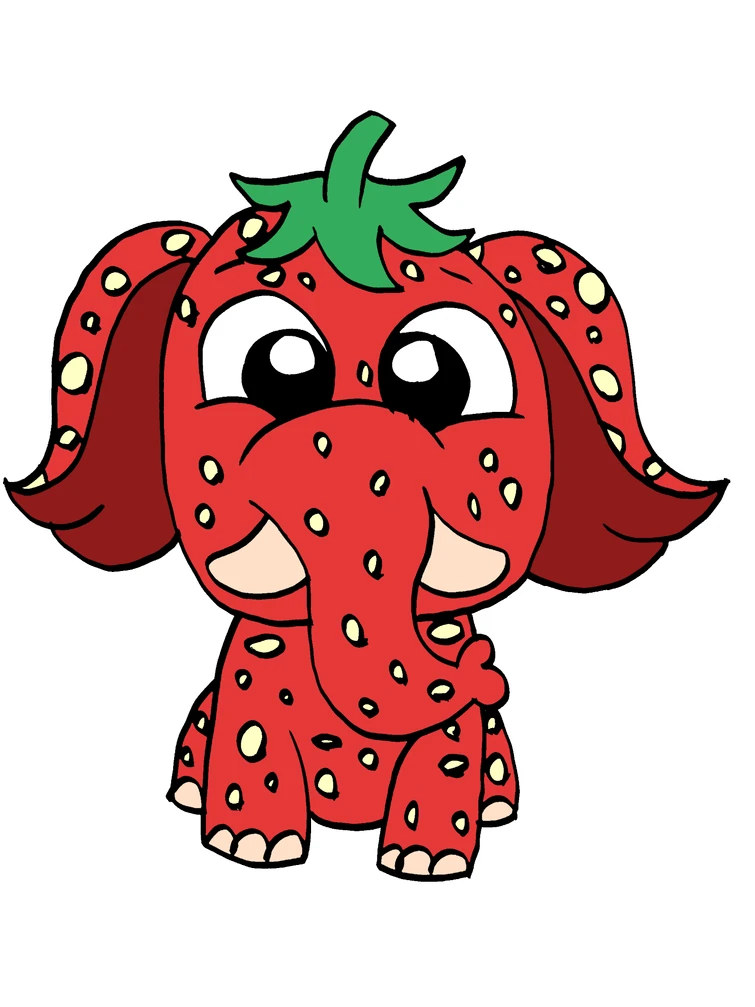 My drawing of Strawberry Elephant | Fandom
