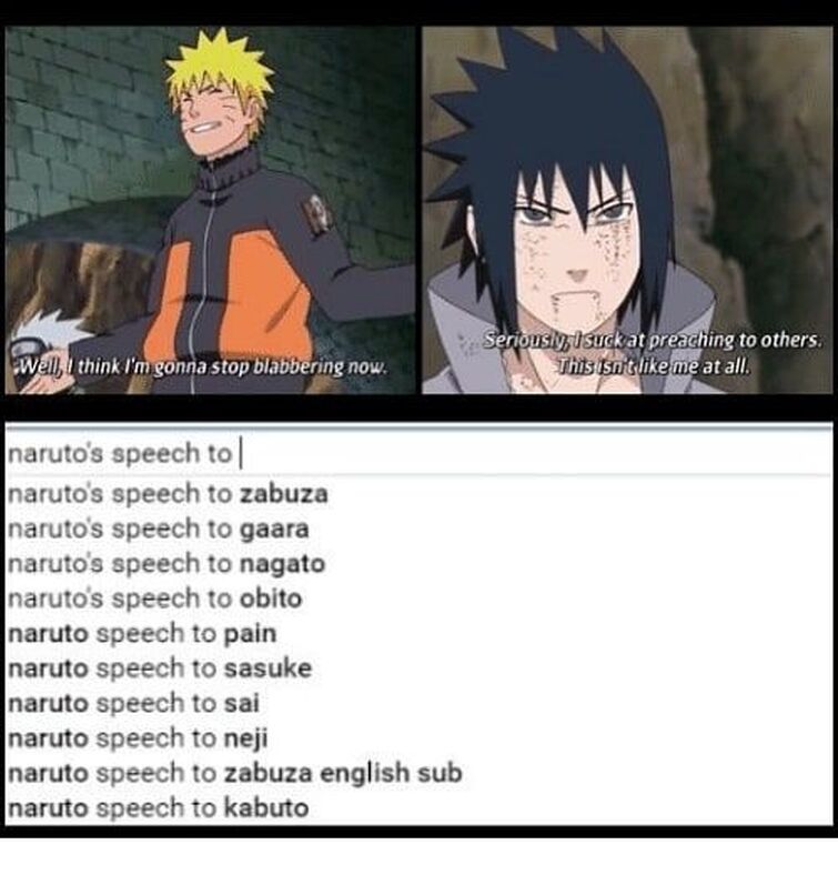 Naruto talk no jutsu meme | Fandom