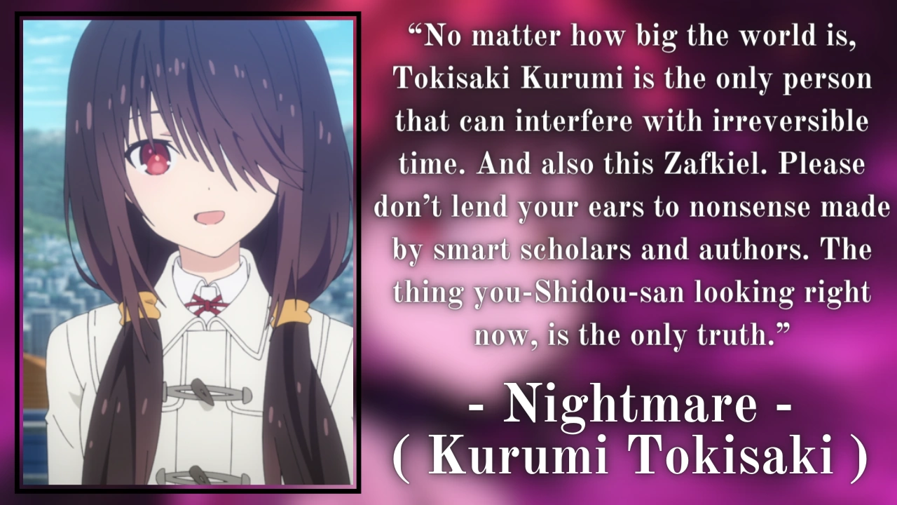 Kurumi Tokisaki ( Nightmare ) | Fandom