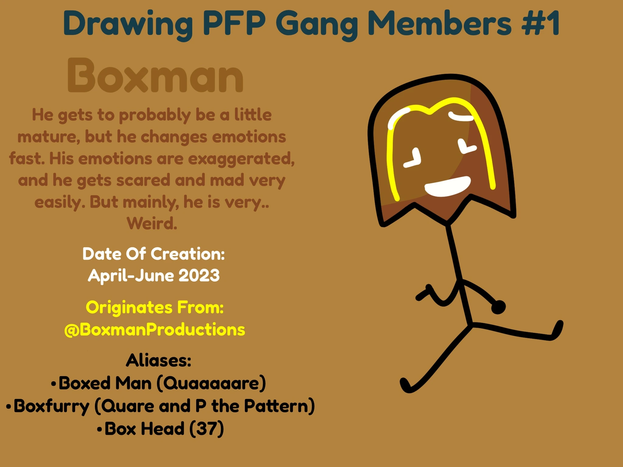 Drawing PFP Gang Members #1 [Boxman by BoxmanProductions] | Fandom