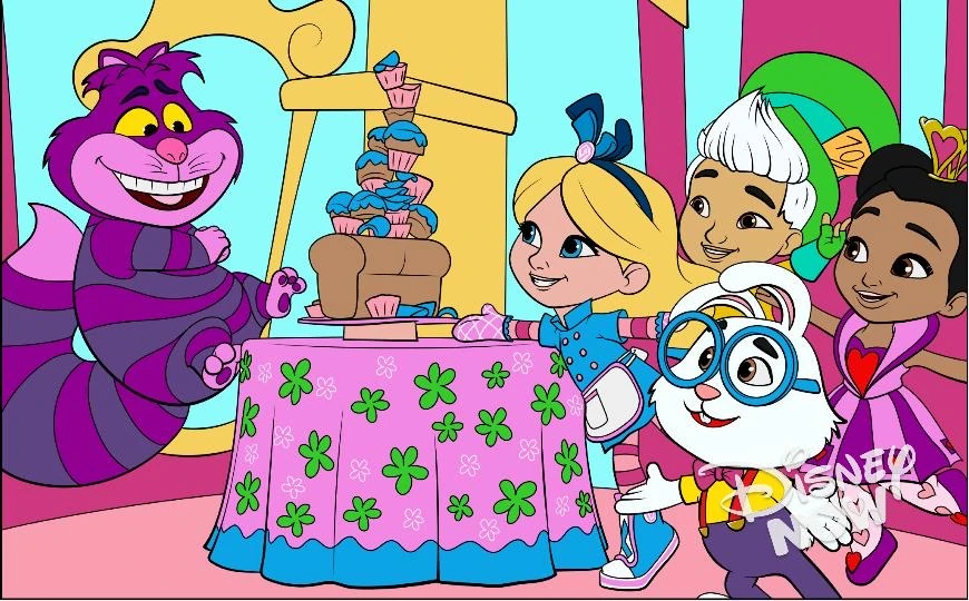 I colored Alice, Princess Rosa, Hattie, Fergie the White Rabbit, and ...