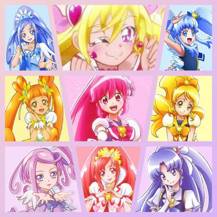 a precure collage i made for the 20th anniversary | Fandom