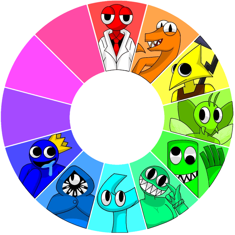 Full RGB color wheel: Day 3 Red, Orange, Yellow, Green, Chartreuse ...