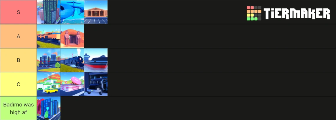 Jailbreak robberies tier list | Fandom