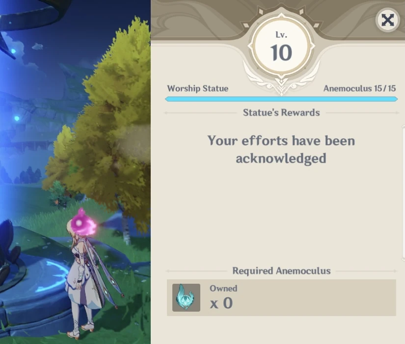 first fully upgraded statue woo | Fandom