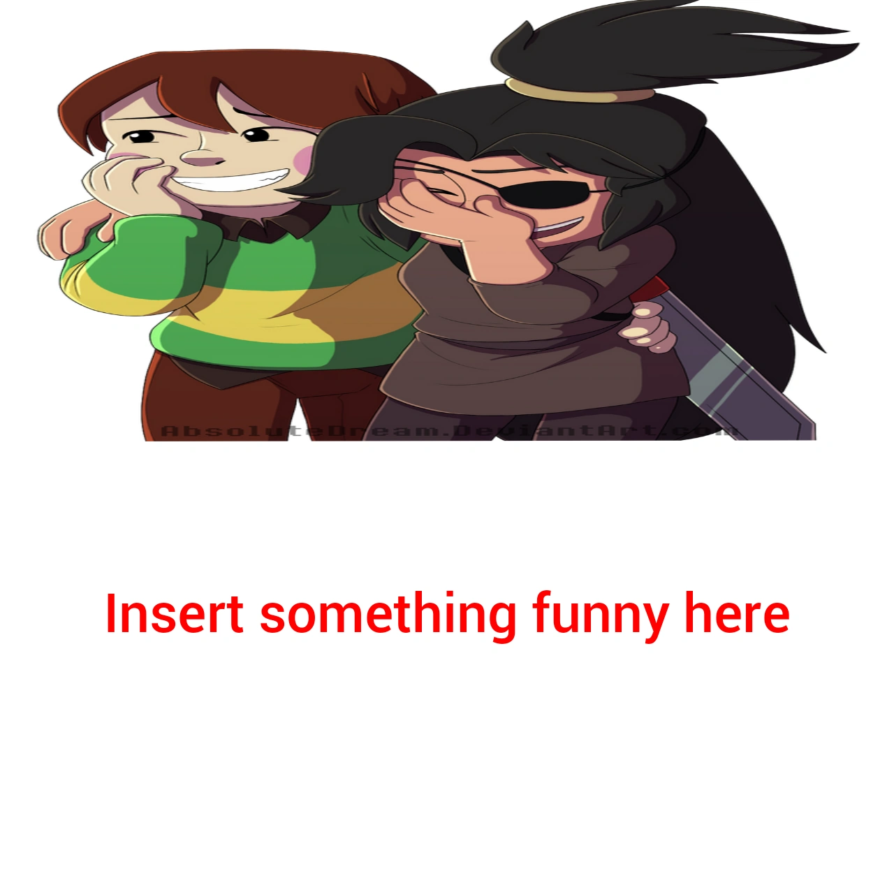 Chara and Buddy (Interlopers) laughing at what meme | Fandom