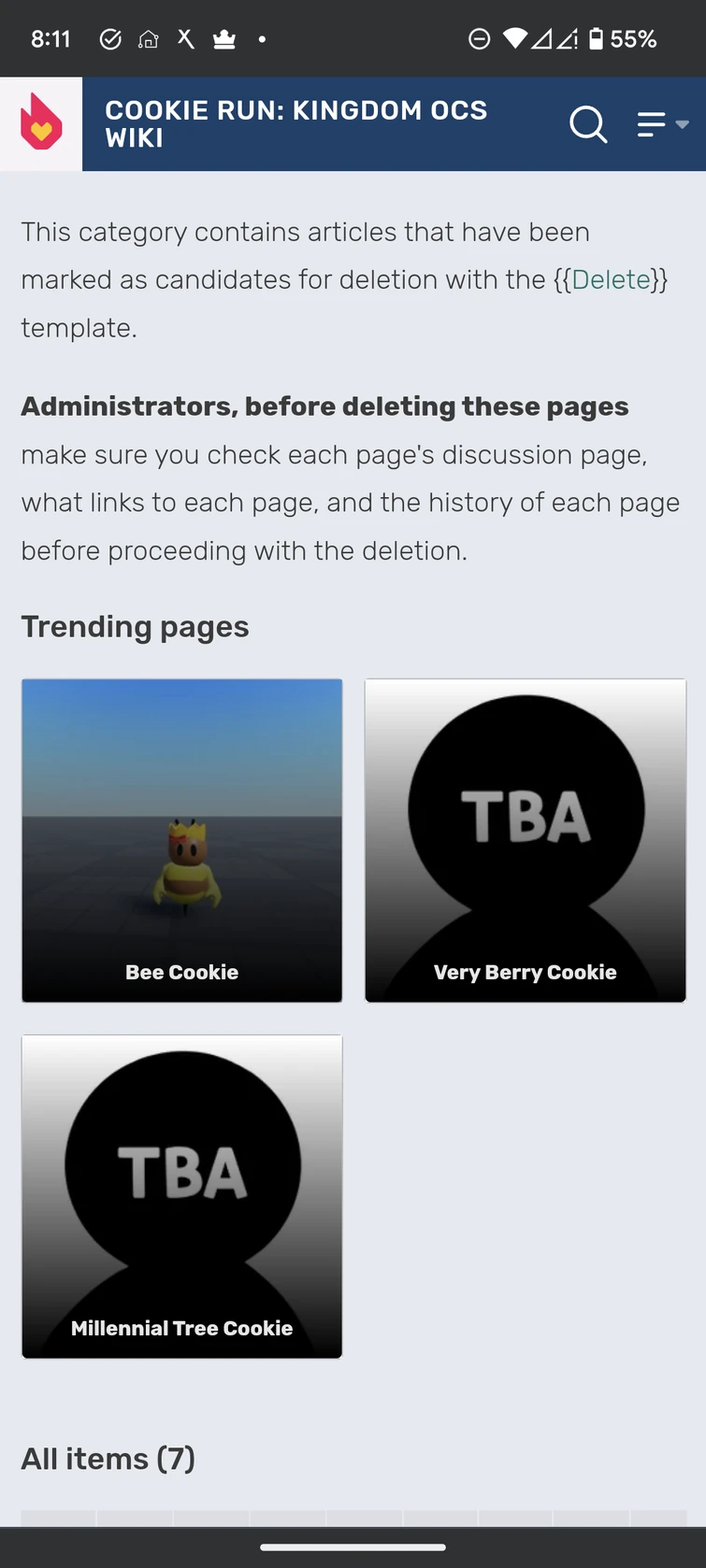 I check one of the Categories and.. | Fandom