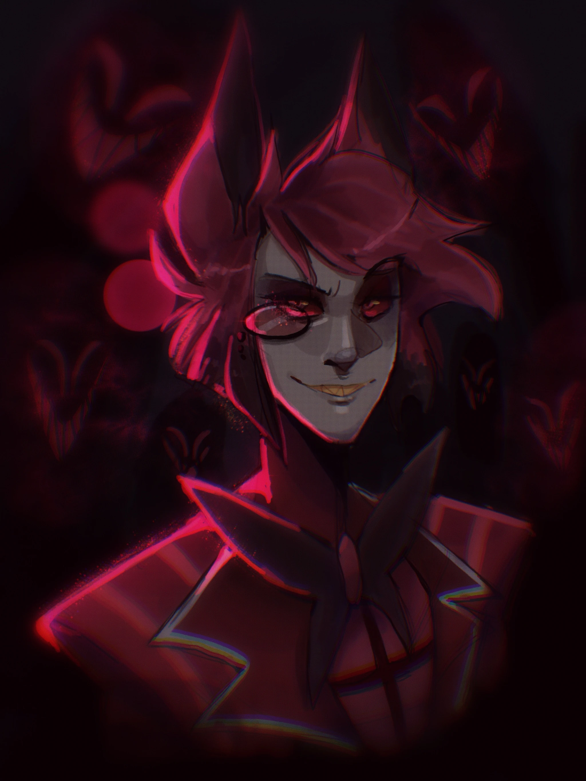 alastor from hazbin art by yours truly | Fandom