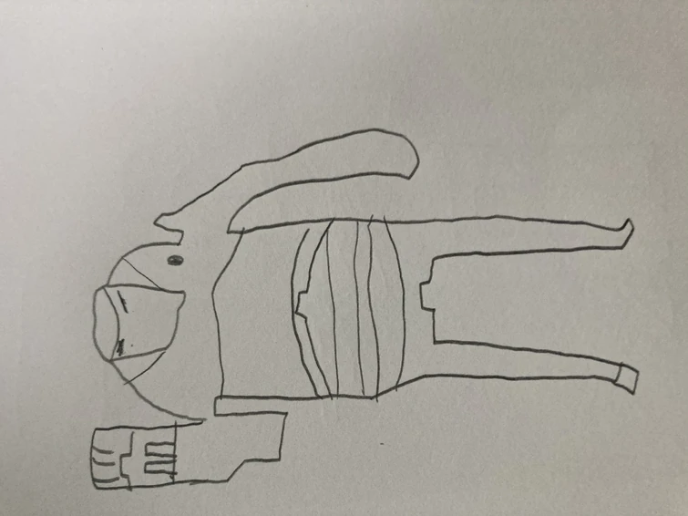 My friend challenged me to draw a B1 and B2. | Fandom