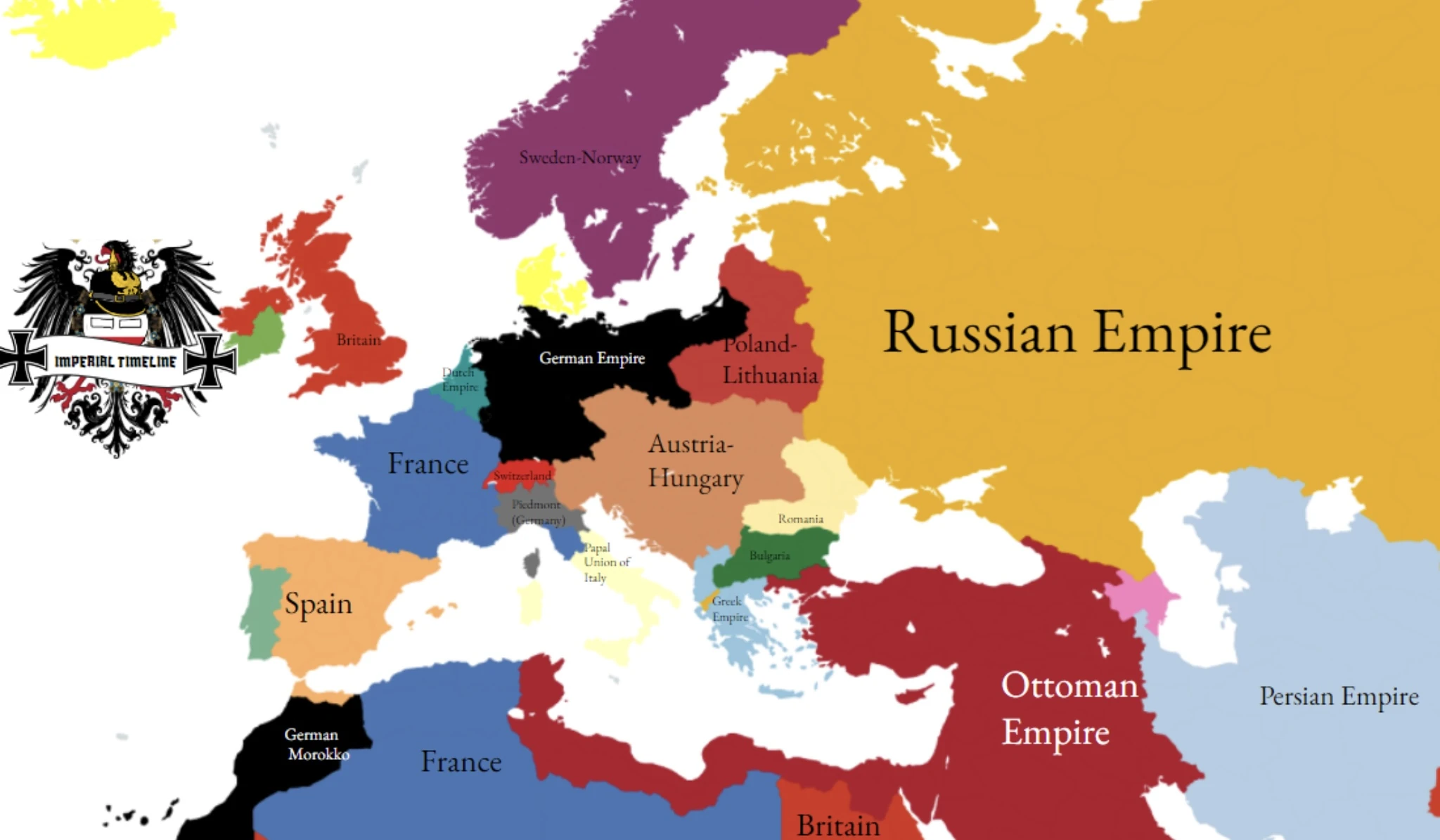 Alt history map I made | Fandom