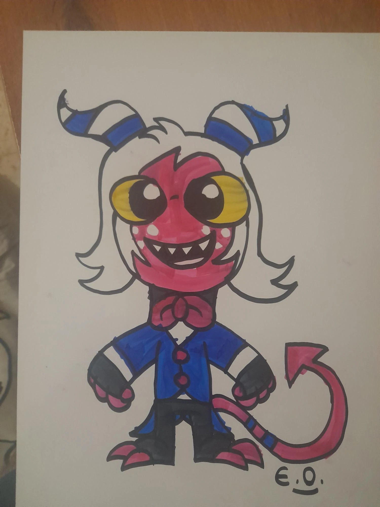 My drawing of Moxxie | Fandom