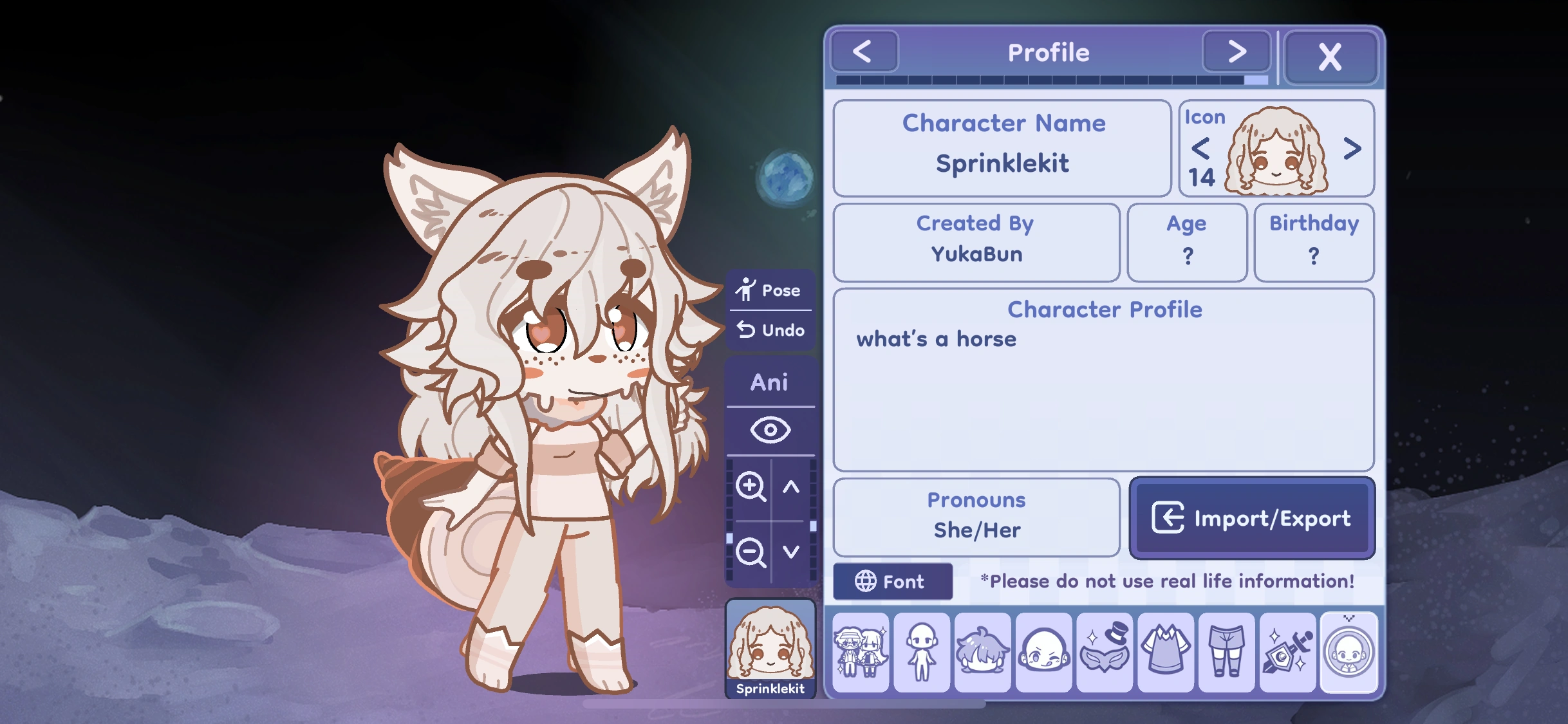 sprinklekit but she’s on that game | Fandom