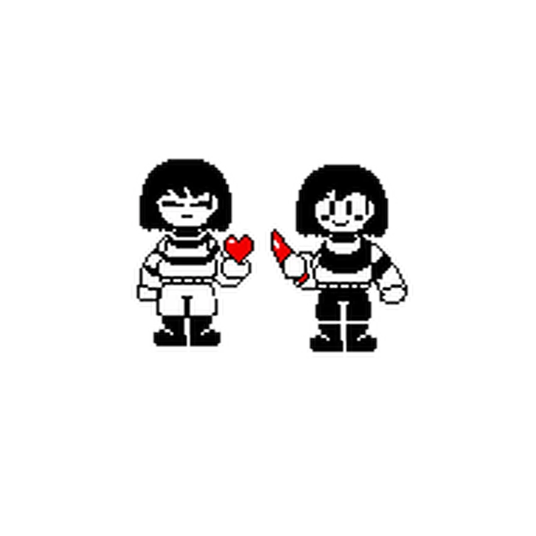 Frisk And Chara Sprites! | Fandom