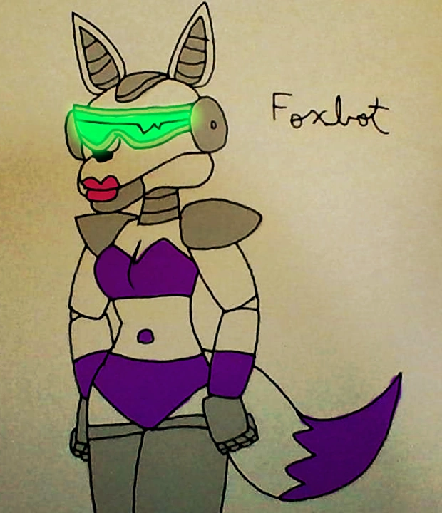 Here's my fanart of Foxbot! 💗🦊 | Fandom