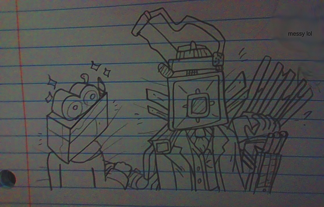 red suited armed large cameraman | Fandom