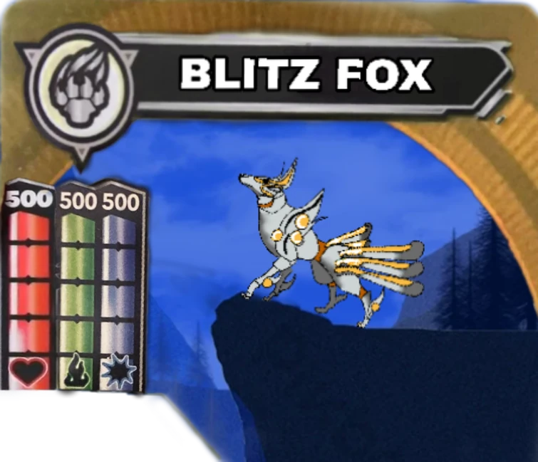 Fan art Bakugan G3 Blitz Fox. | Fandom