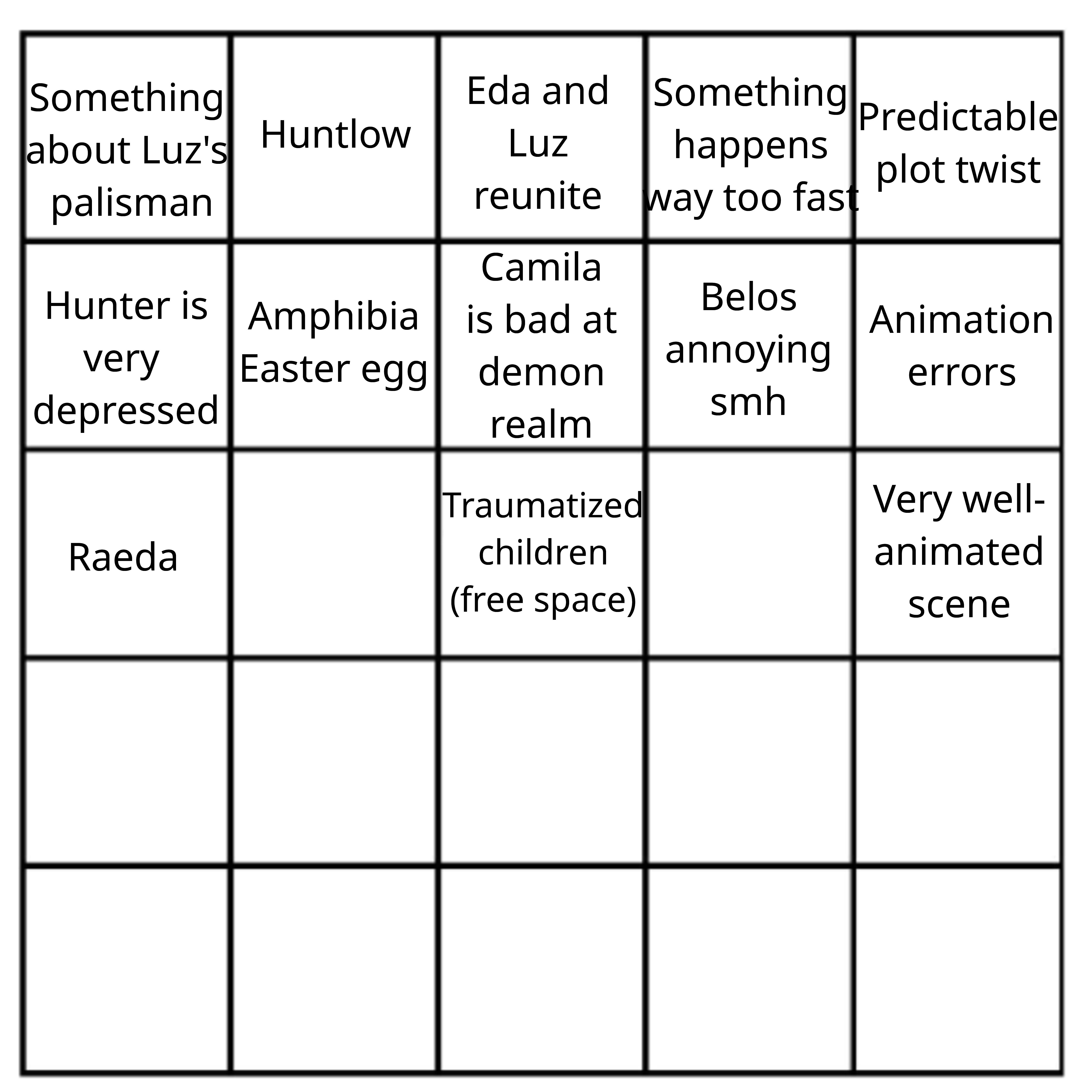 Making a For the Future Bingo Sheet | Fandom