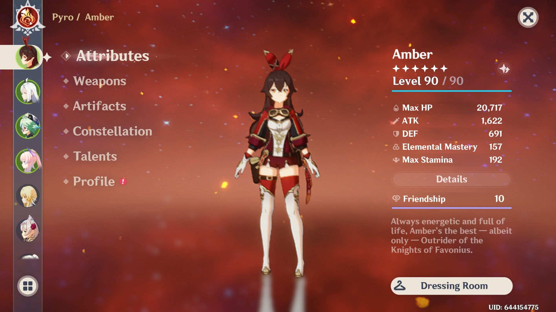 lvl 90 Amber! | Fandom