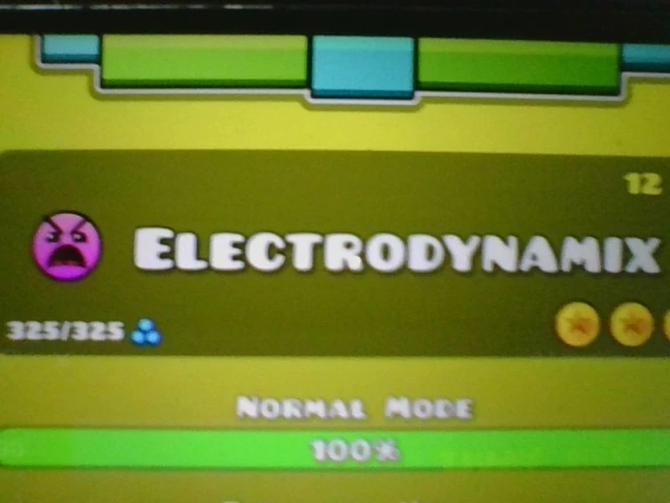 Electrodynamix 100% 3 coins on mobile | Fandom