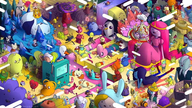 Adventure Time Wallpaper All Characters