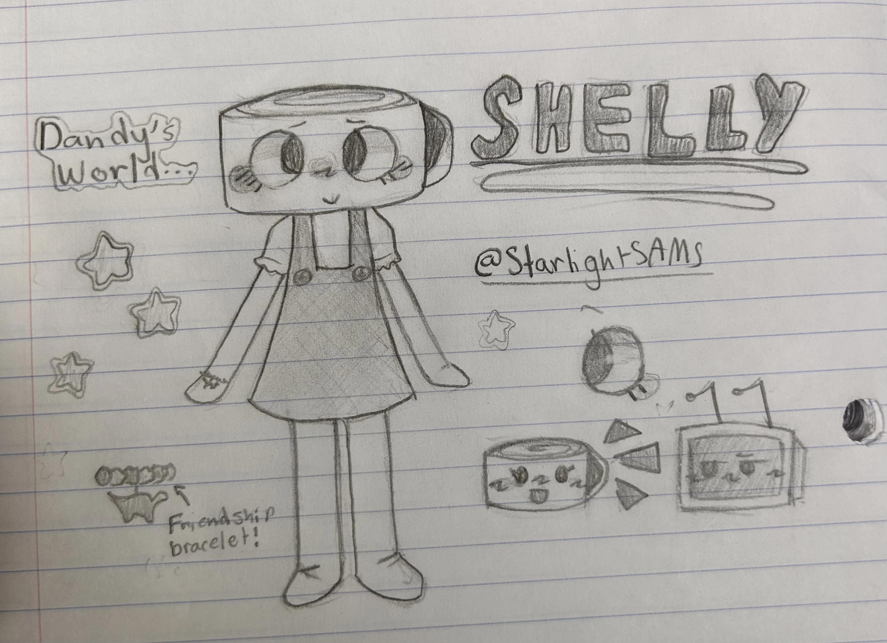 Shelly art I made in class | Fandom