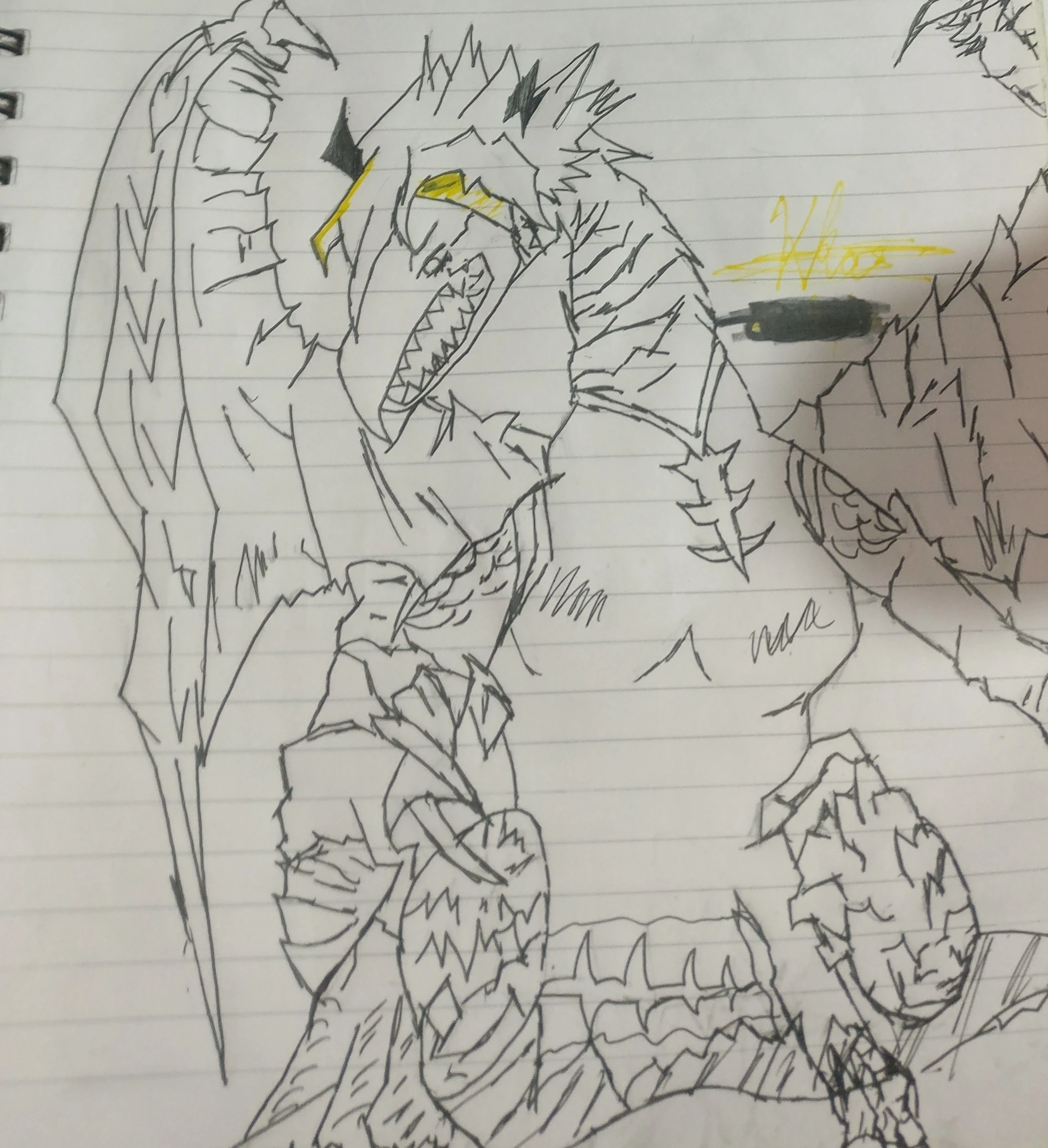 Ryuko Tatsuma Dragon form (I messed up the Lower part-) | Fandom