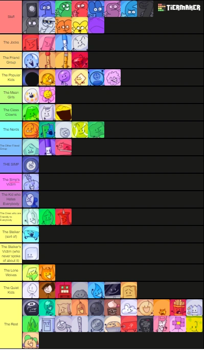 BFB School Episode 0 (the planners sheet) | Fandom