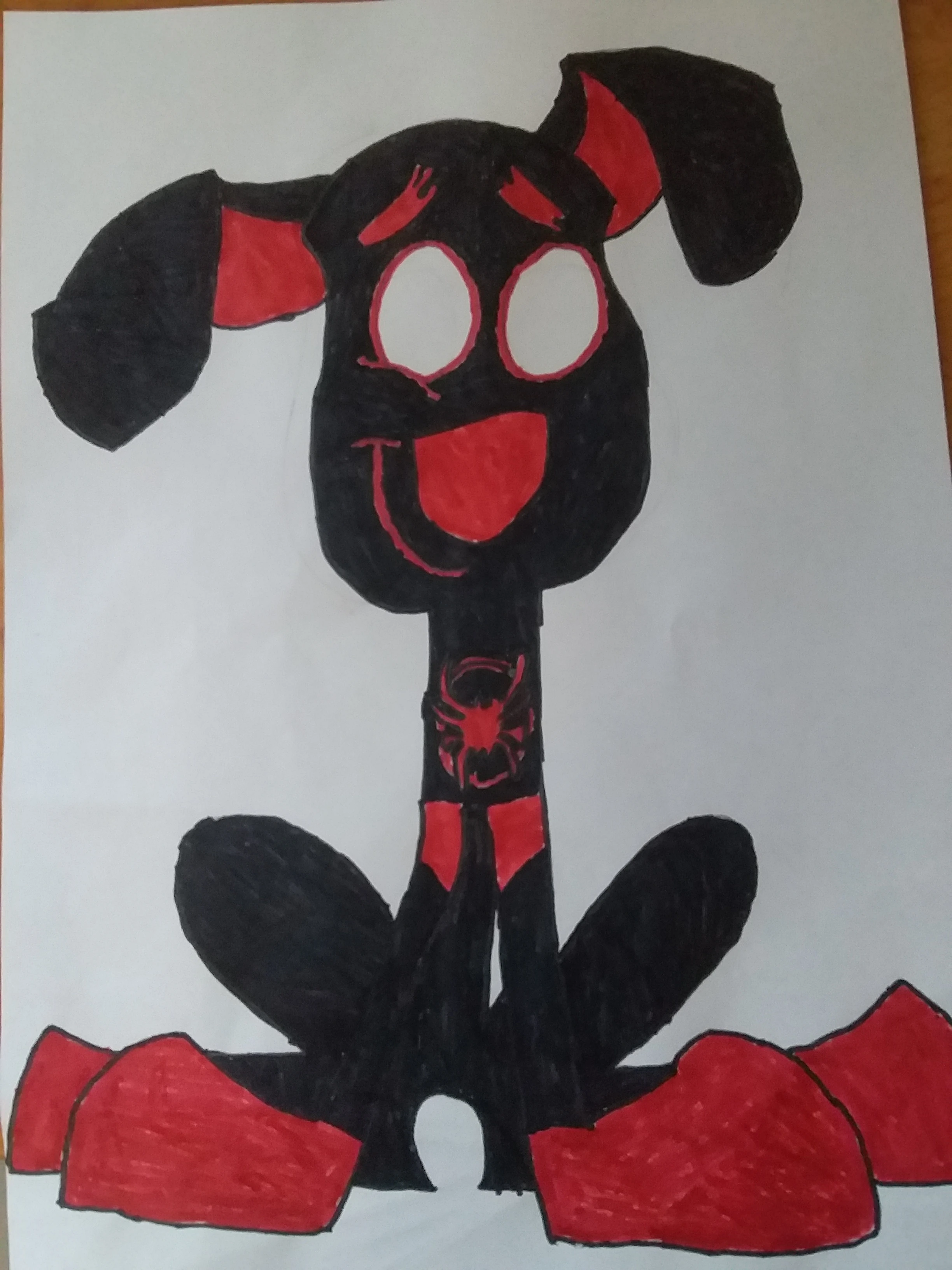 a new a super hero that made by Disney his name is Spider-dog (Miles ...
