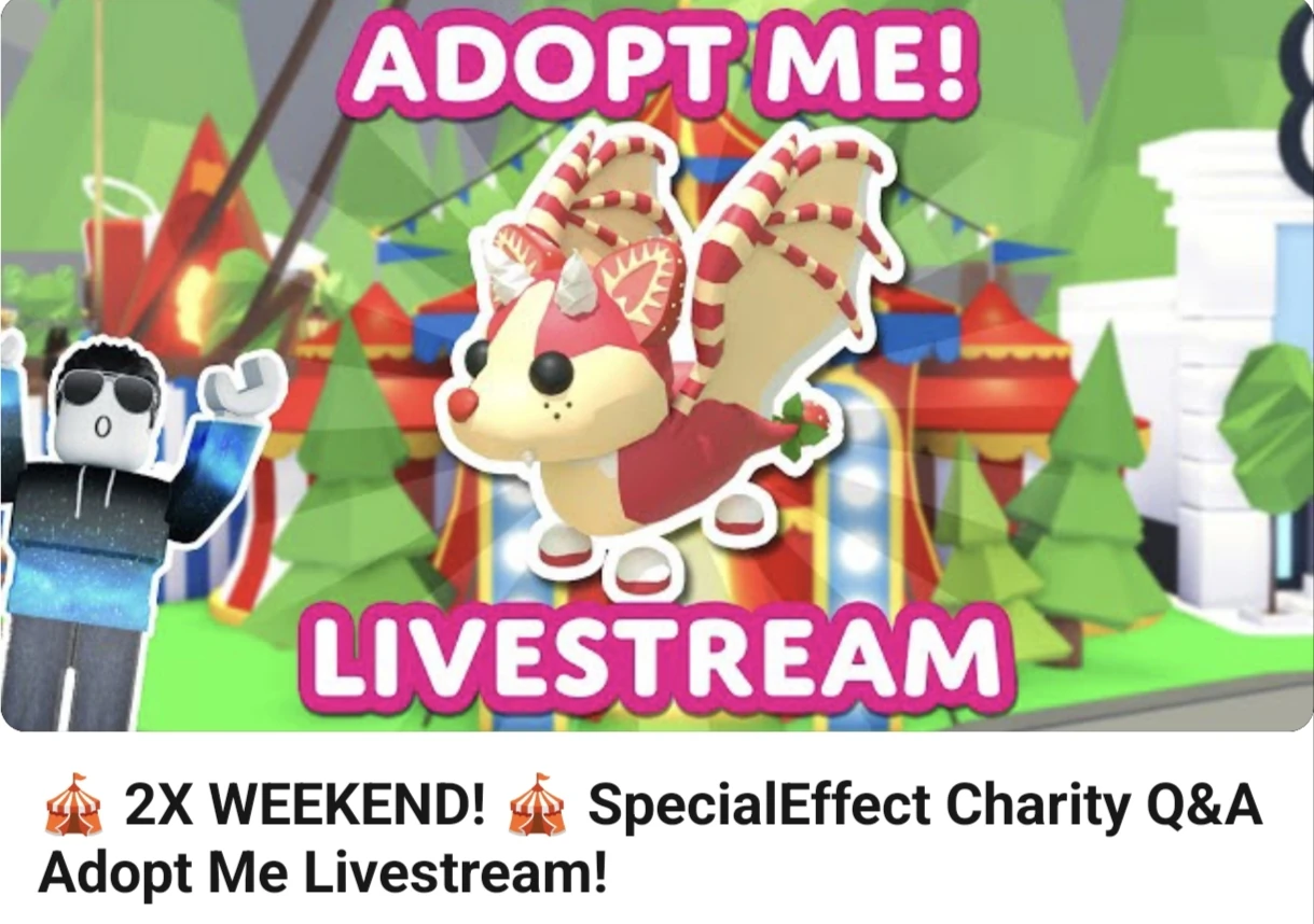 Adopt me livestream and SSBD | Fandom