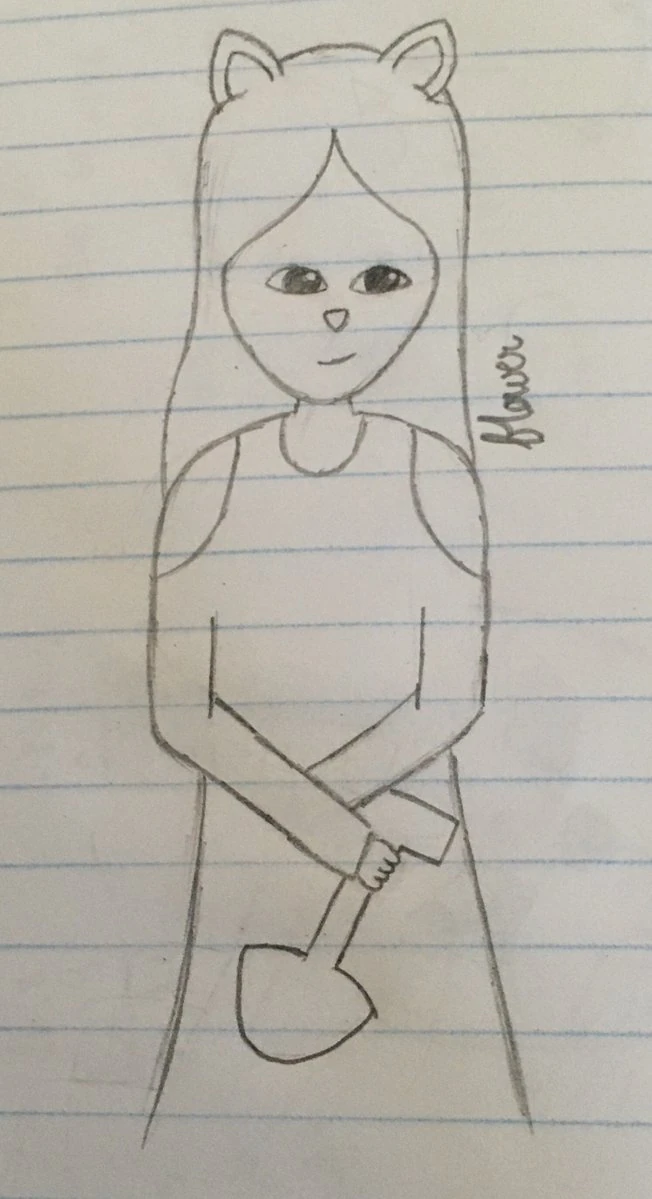 I tried to draw Kitty as a human | Fandom
