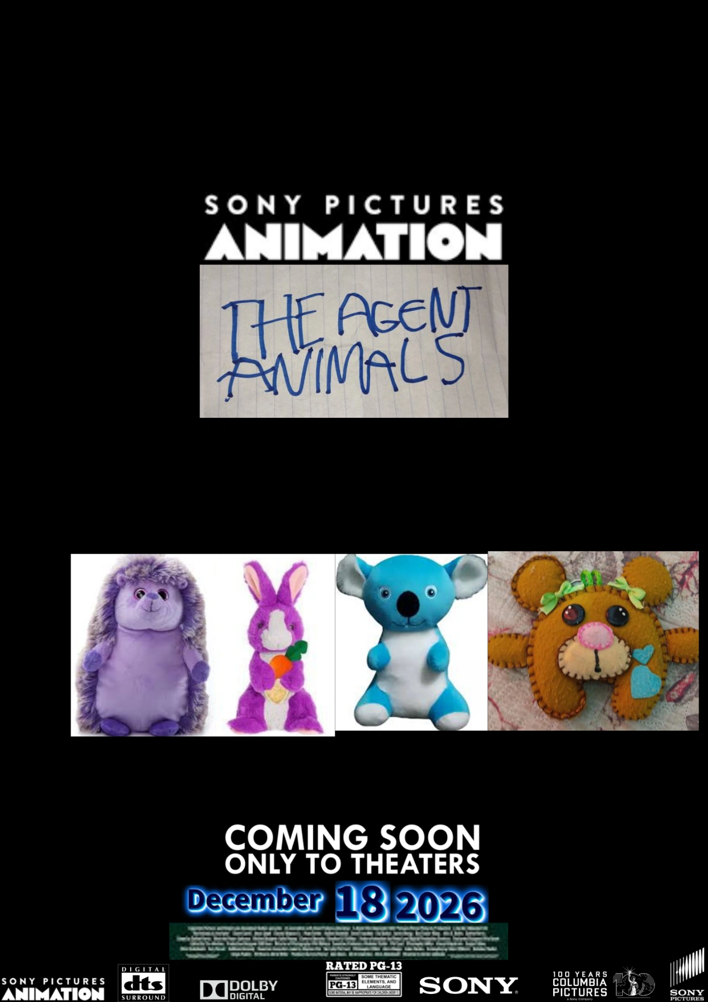 The Agent Animals (2026) movie Columbia pictures Sony pictures ...