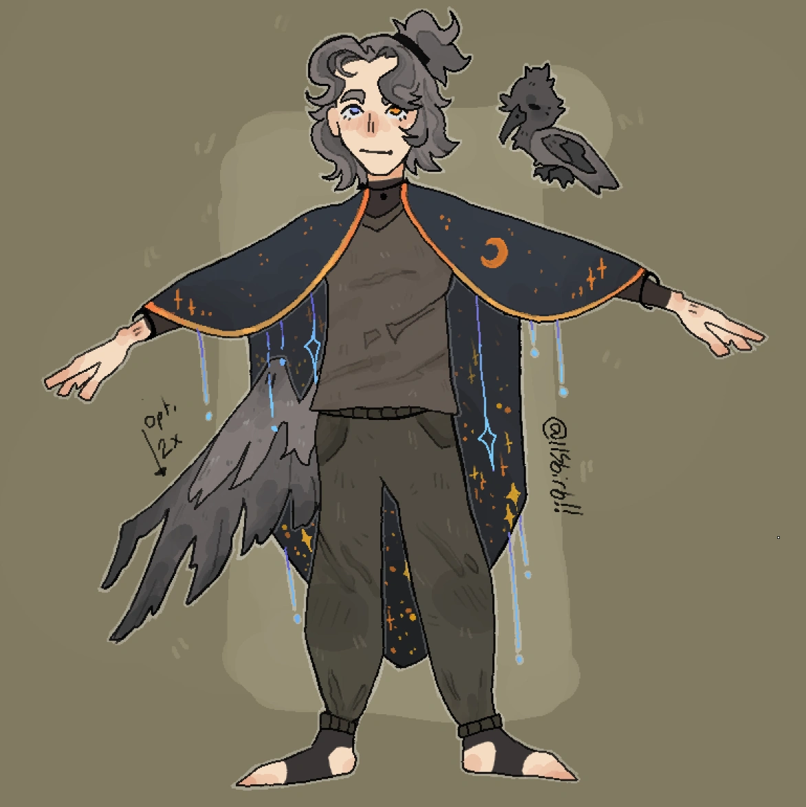 made my first humanoid oc !! | Fandom