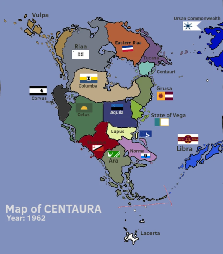 Map of Centaura After the Sign of Leges vitae | Fandom