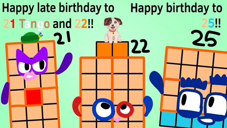 Numberblocks Birthday Art | Fandom