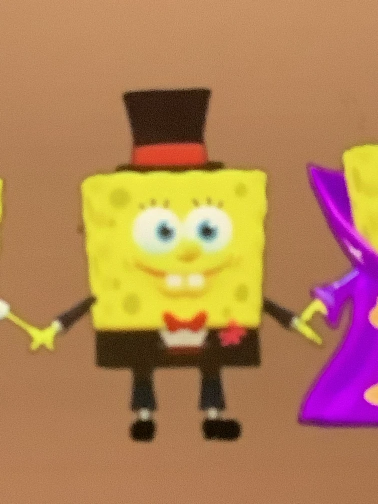 SpongeBob in his fancy outfit 3D model | Fandom
