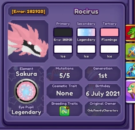 T/S 1/3 Black Error Roc! | Fandom