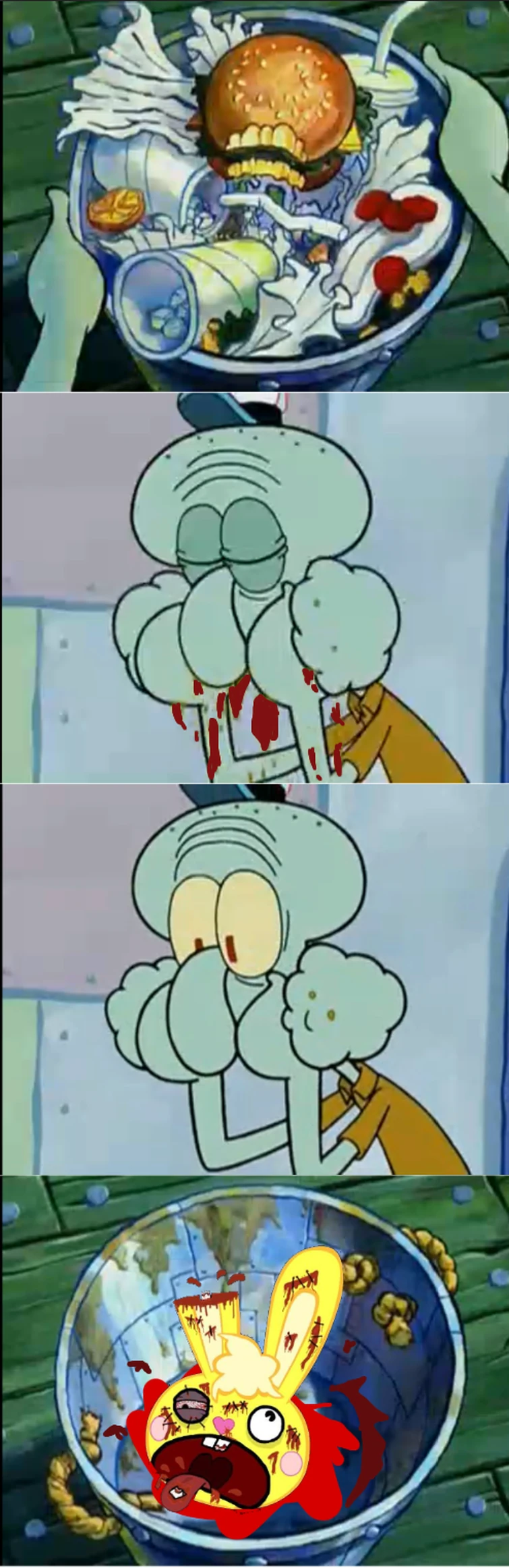 SpongeBob Squidward Petty Cuddles Death | Fandom