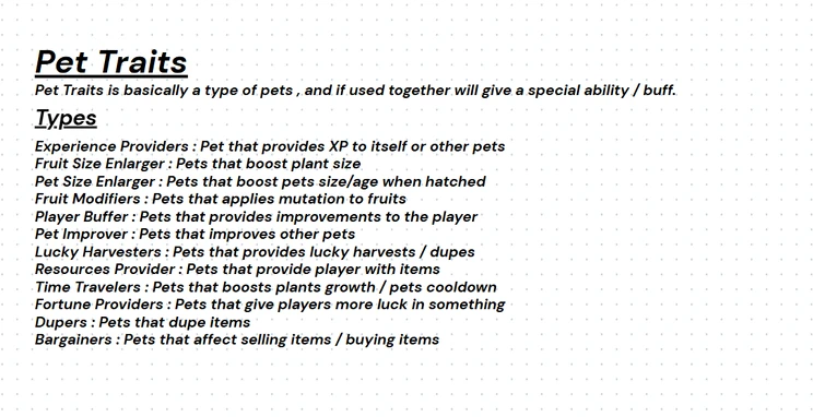 Pet Traits! | Fandom