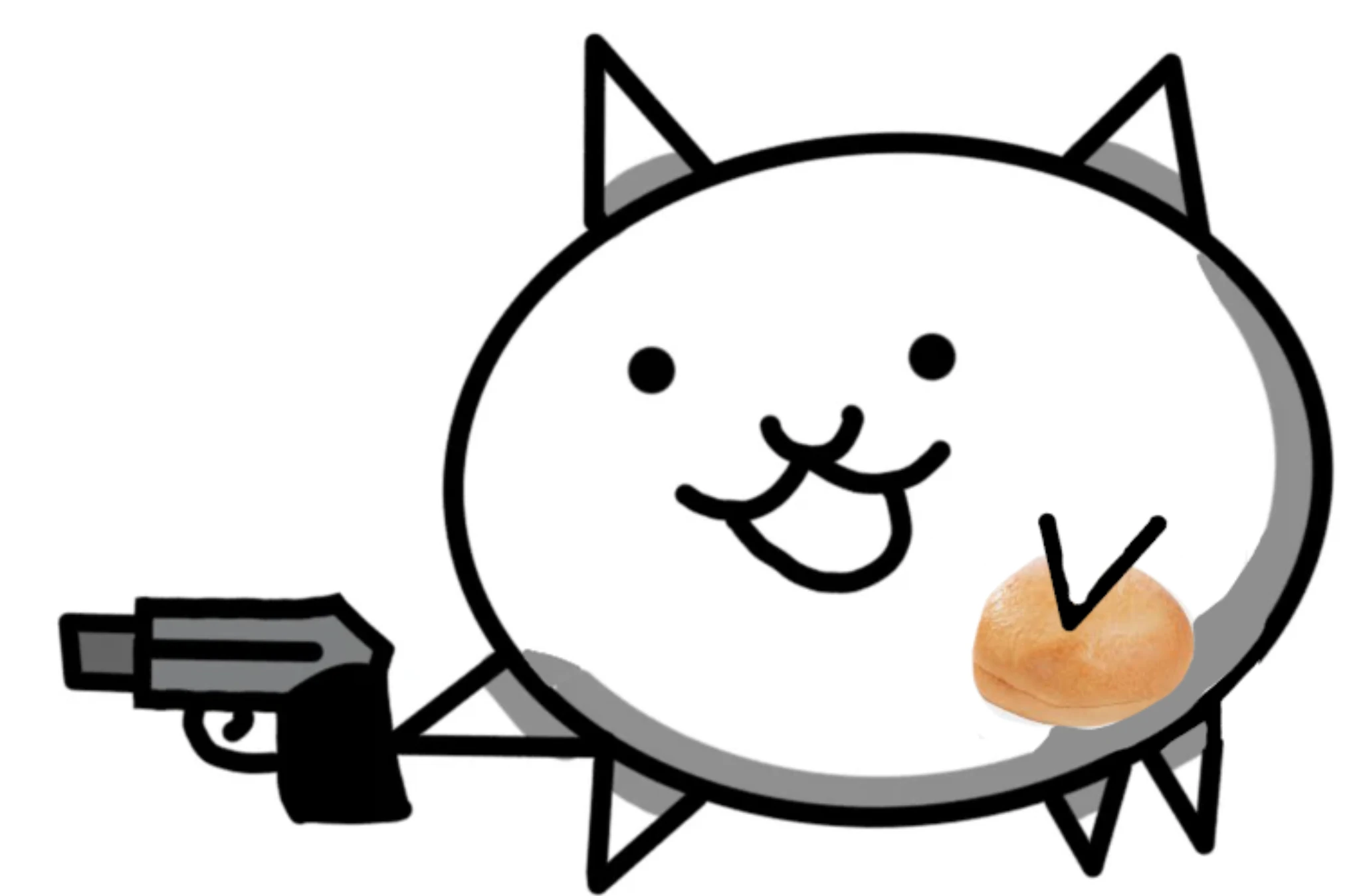 Cat with bun HD | Fandom