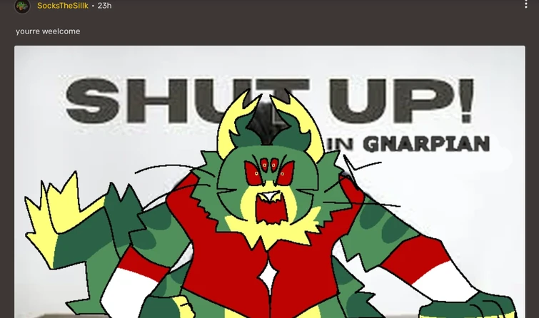 the two sides of gnarpy fans | Fandom